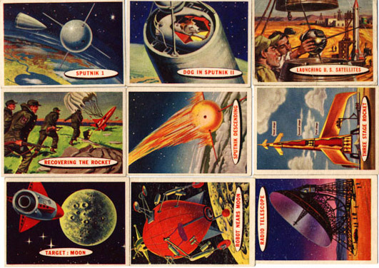 Topps' Space Cards, entire series